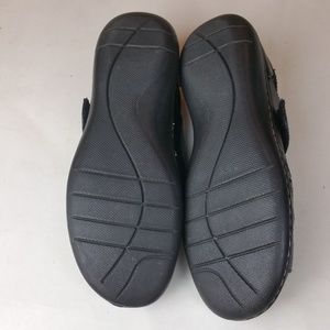 AirFlex | Shoes | Airflex Avery Black Low Wedge Buckle Shoe 75w | Poshmark